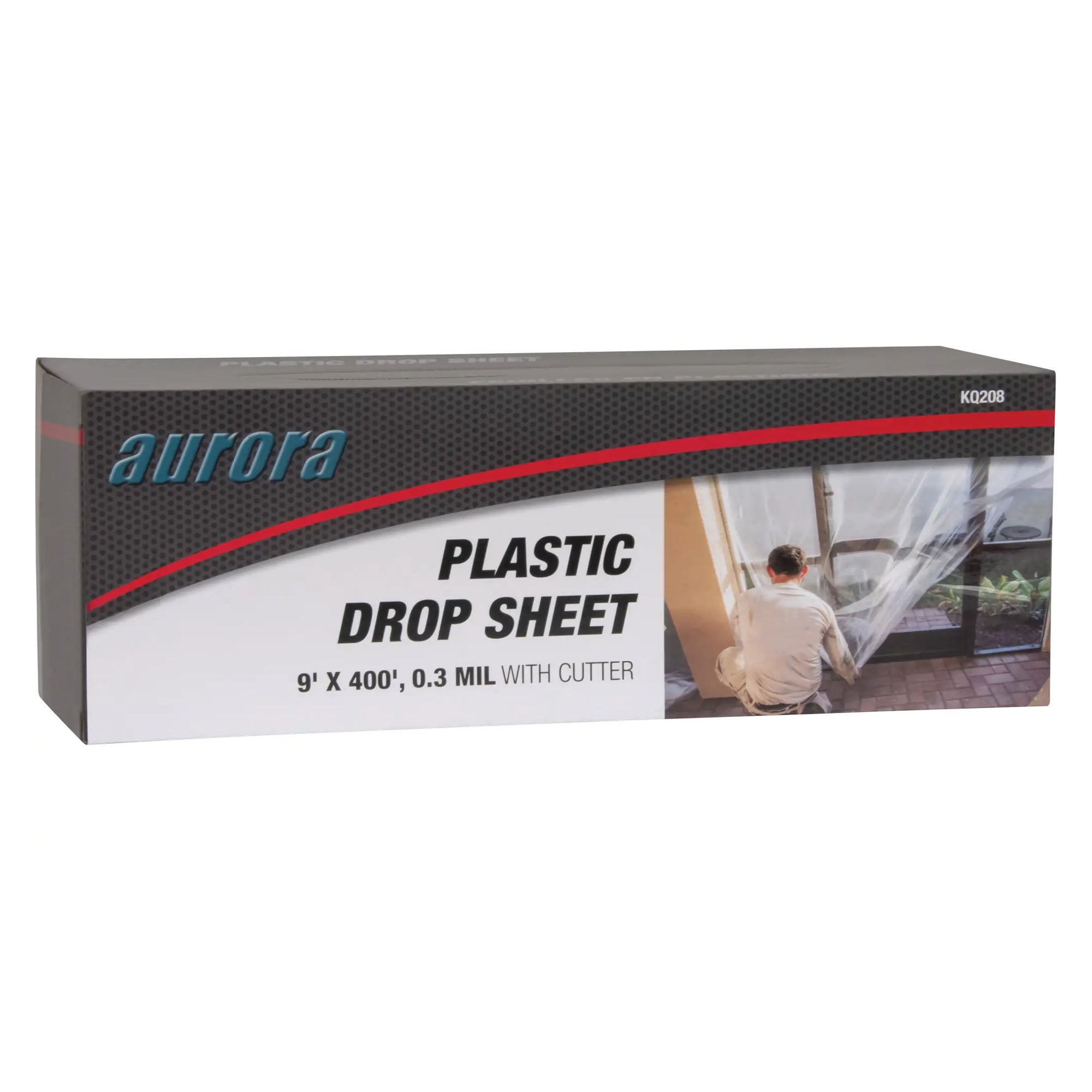 Heavy Duty Plastic Sheeting Rolls - 9' x 400' - High Density - 6 ...